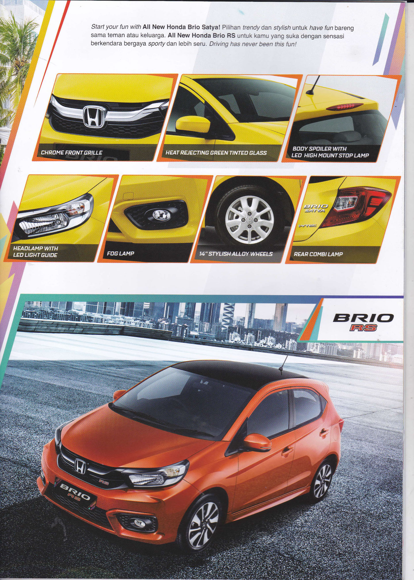 Honda Brio Tipe E (CVT) - Honda Mulia Cianjur