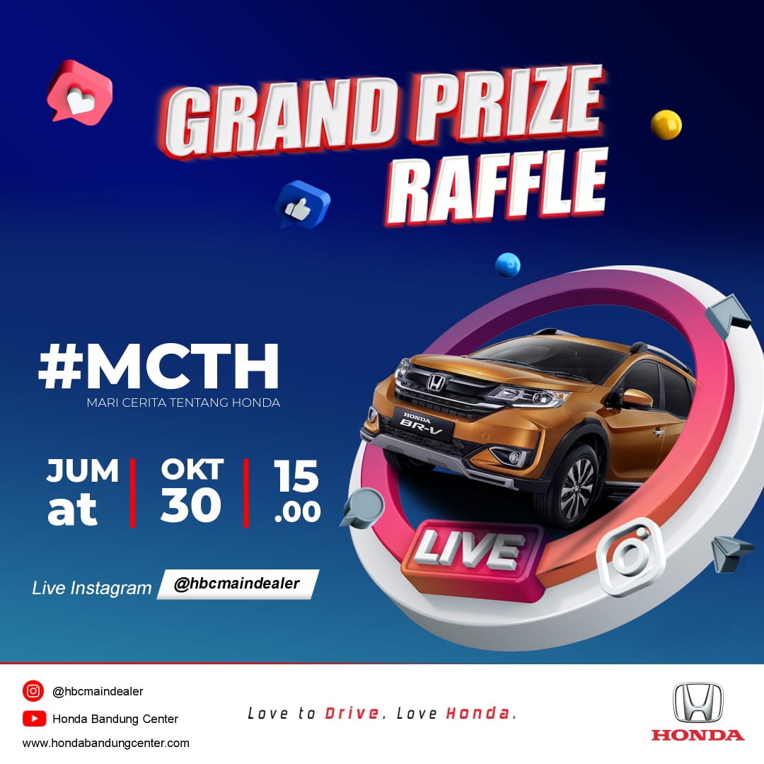 Grand Prize Raffle - Honda Mulia Cianjur