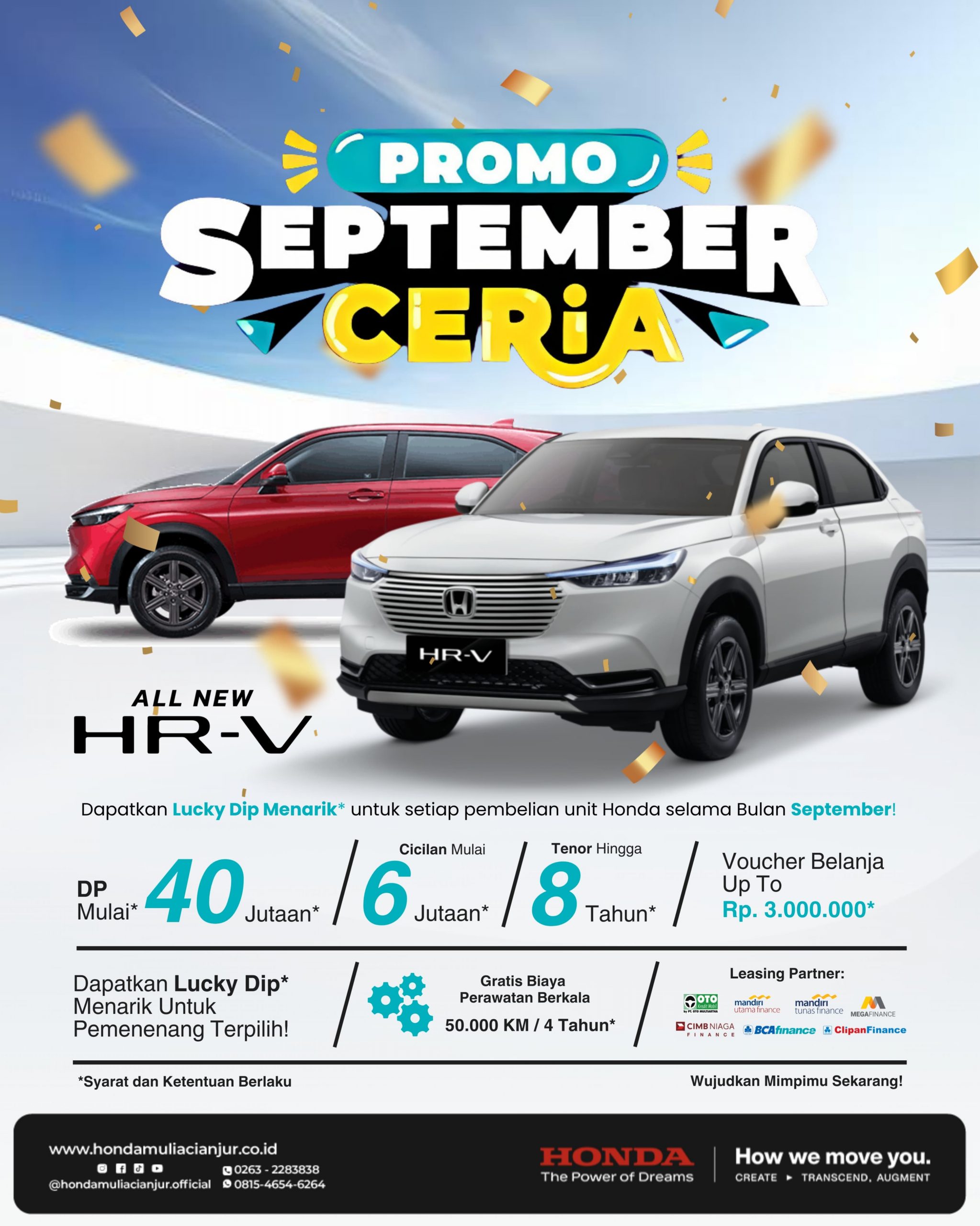 Promo September Ceria - All new HR-V - Honda Mulia Cianjur